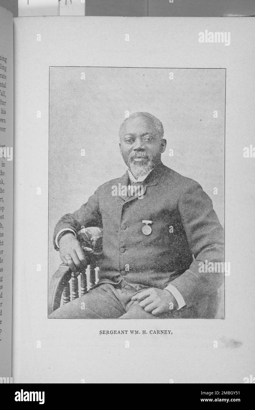 Sergeant Wm. H. Carney, 1897 Stock Photo - Alamy