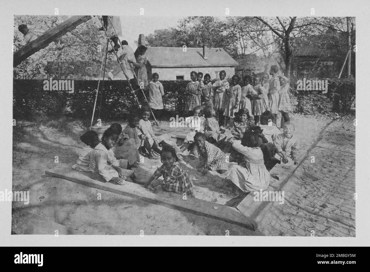 African American girls playing games, 1922 Stock Photo - Alamy