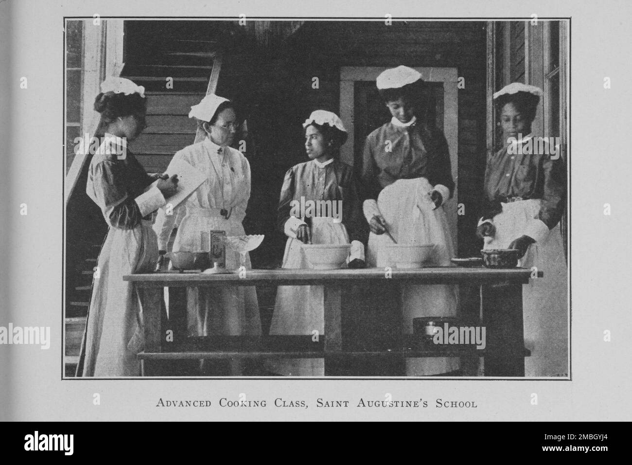 Advanced cooking class; Saint Augustine's School; [Raleigh, North ...
