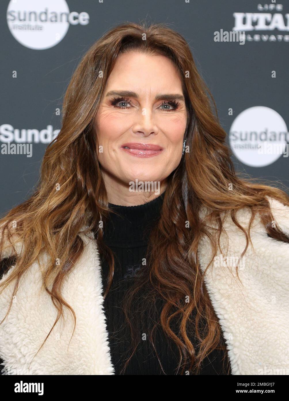 Utah, USA. 20th Jan, 2023. Brooke Shields arriving to the “Pretty Baby ...
