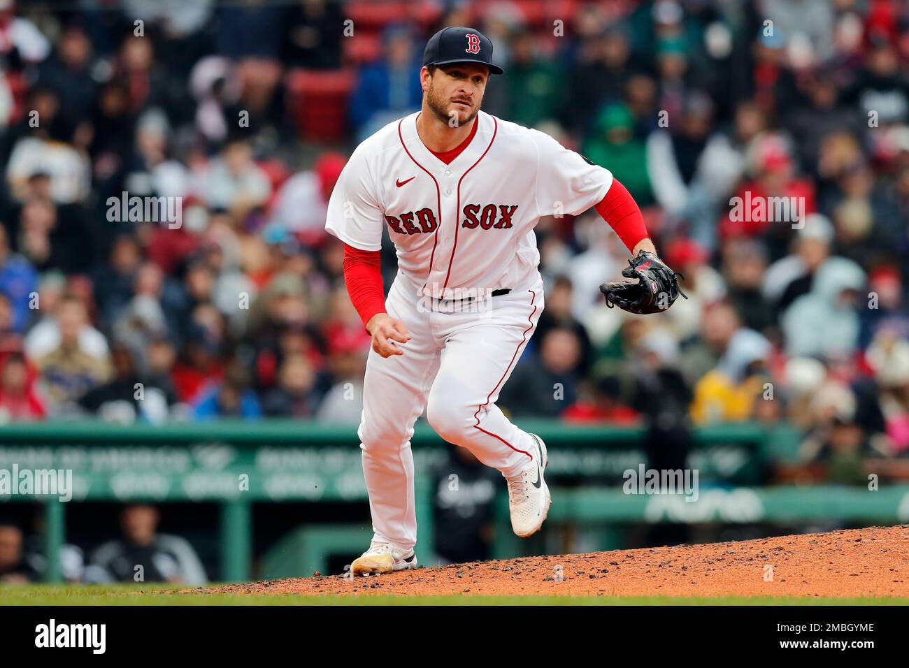 Boston Red Sox's Ryan Brasier plays against the Chicago White Sox ...