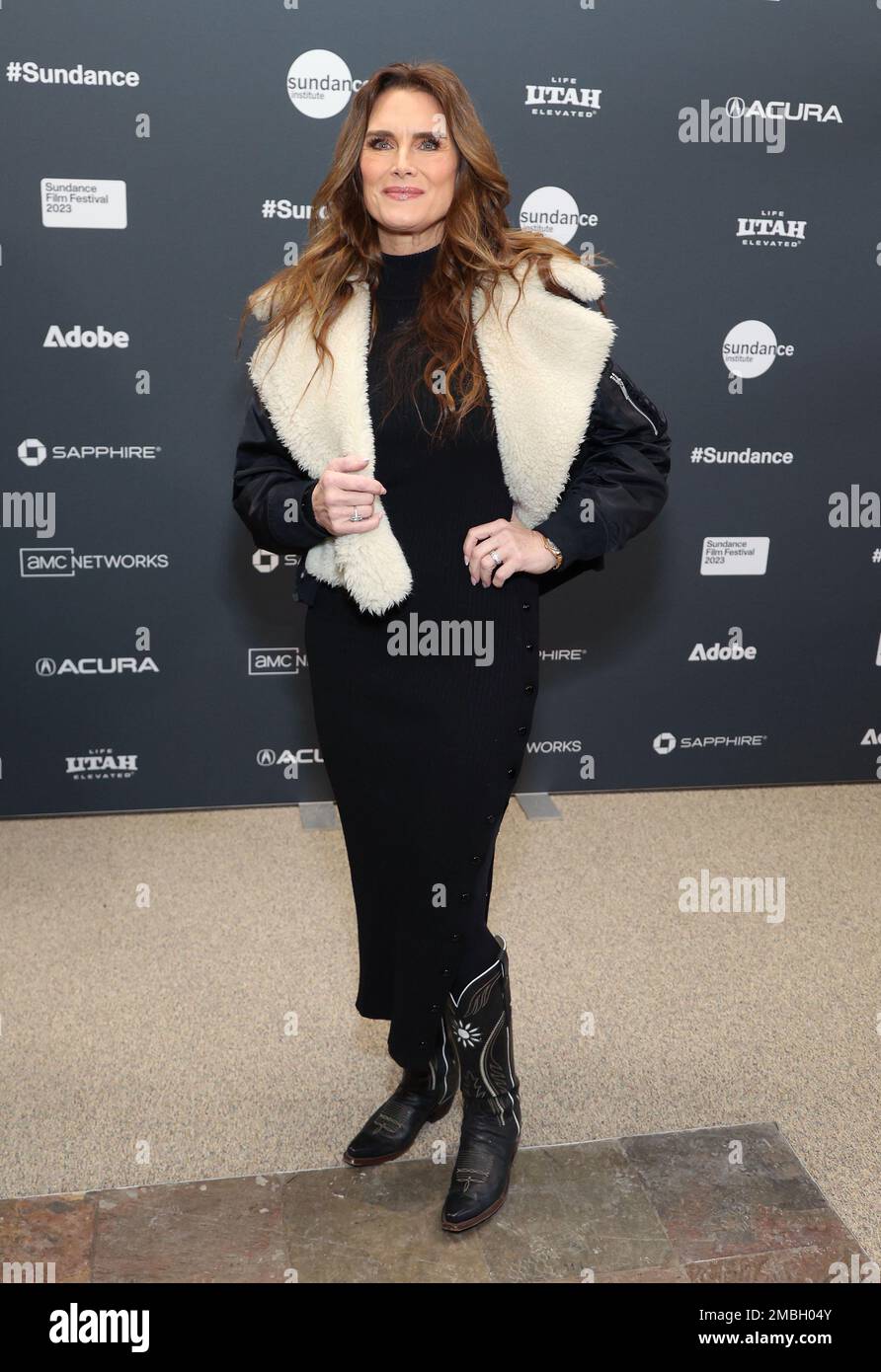 Utah, USA. 20th Jan, 2023. Brooke Shields arriving to the “Pretty Baby ...