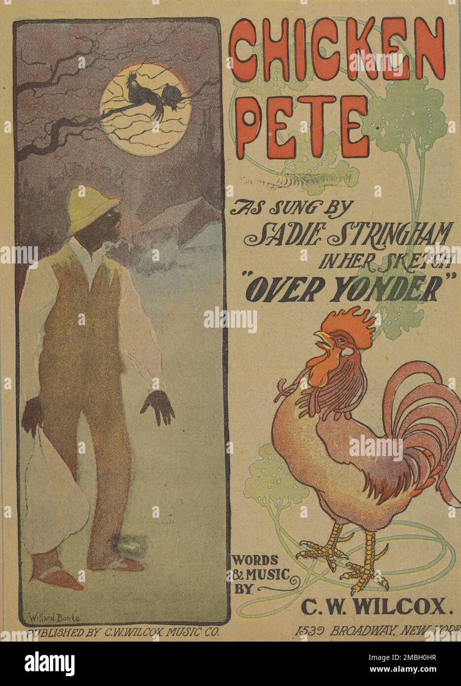 'Chicken Pete', 1901. 'As sung by Sadie Stringham in her sketch "Over ...