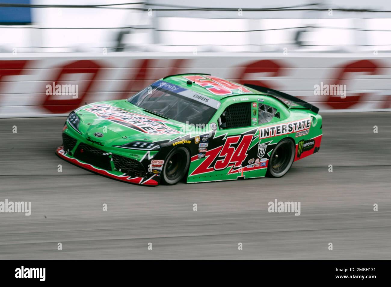 Ty Gibbs (54) races through turn two during the NASCAR Xfinity auto ...