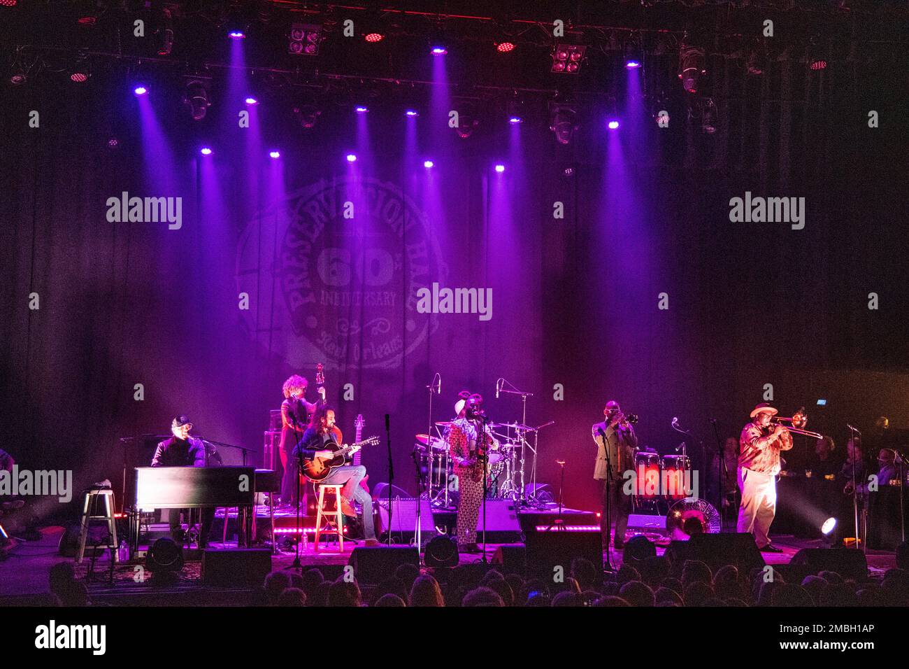 Ivan Neville, left, Joshua Starkman, Stephen Gladney, Branden Lewis ...