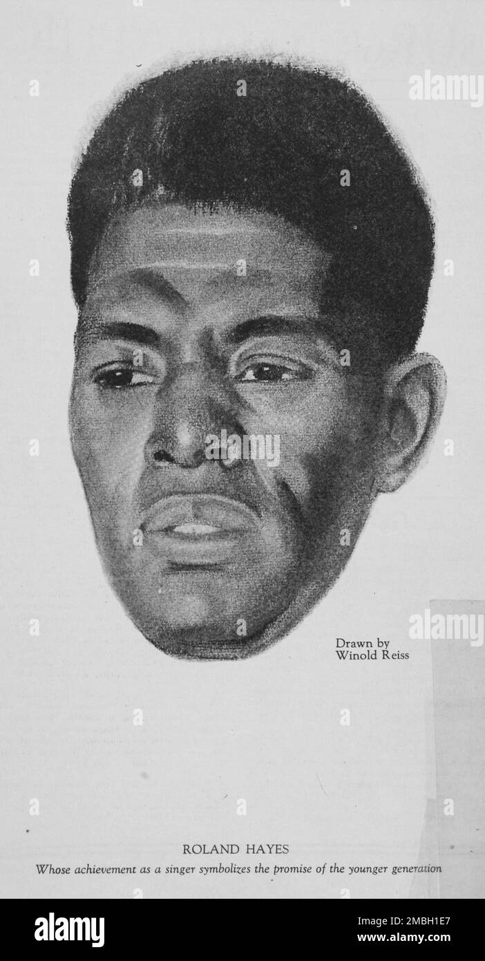 Roland Hayes: Whose achievement as a singer symbolizes the promise of ...