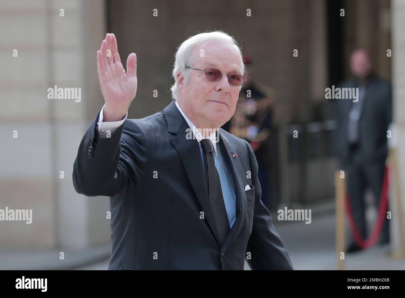 French banker David de Rothschild arrives for the inauguration ceremony ...