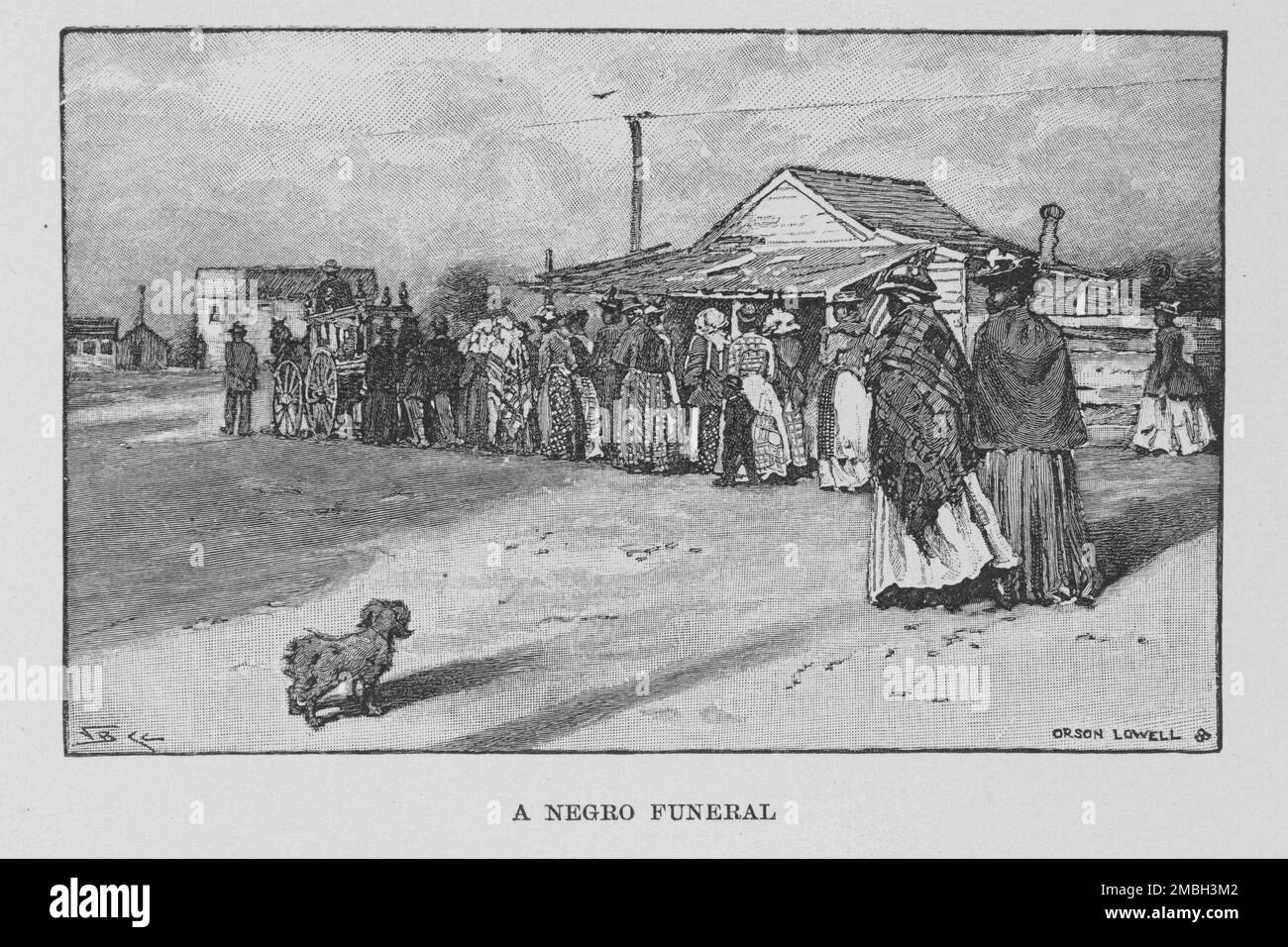 A negro funeral, 1896 Stock Photo - Alamy
