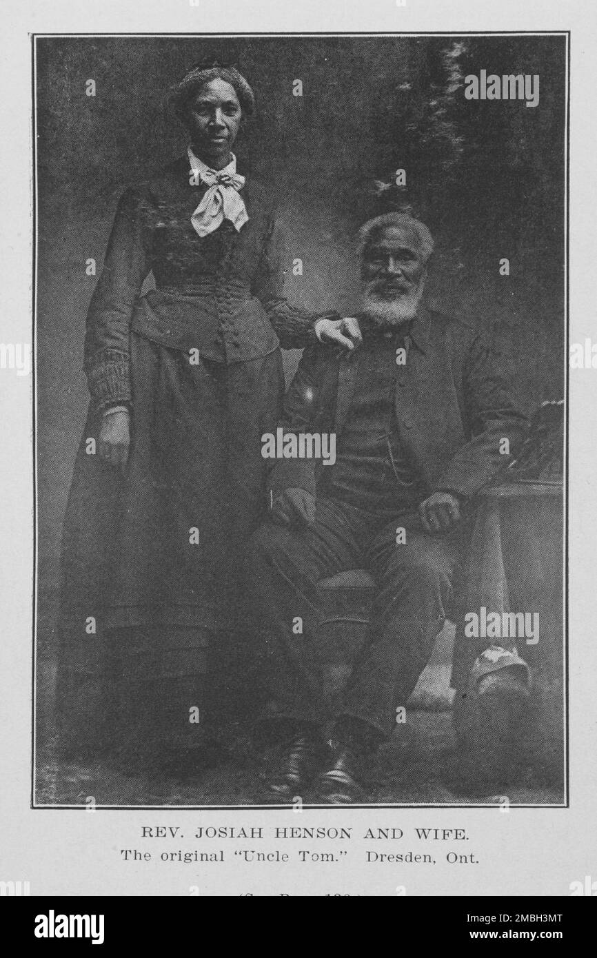 Rev. Josiah Henson and wife; The original "Uncle Tom", Dresden, Ont ...