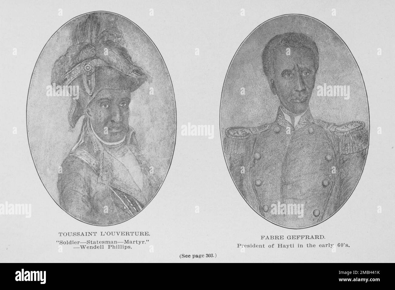 Guillaume fabre nicolas geffrard Black and White Stock Photos & Images ...