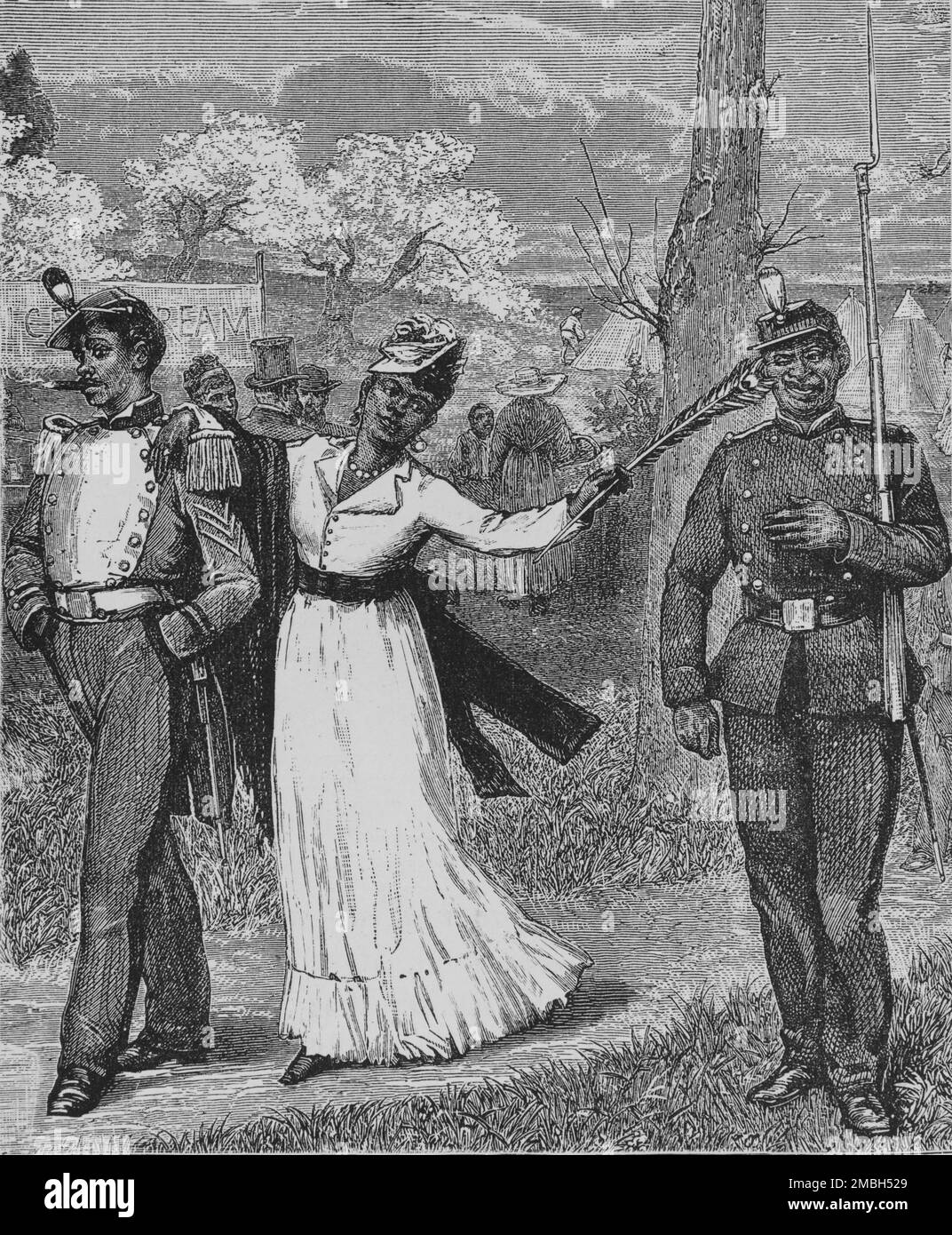 Sunday in New Orleans, 1882 Stock Photo - Alamy