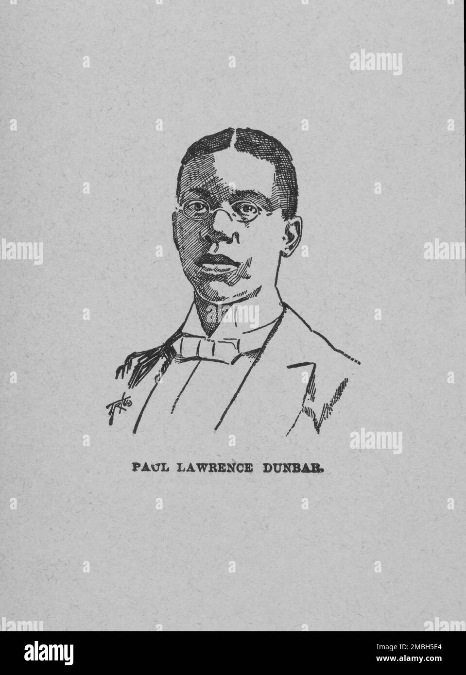 Paul Lawrence Dunbar, 1897. African-American poet, novelist and ...