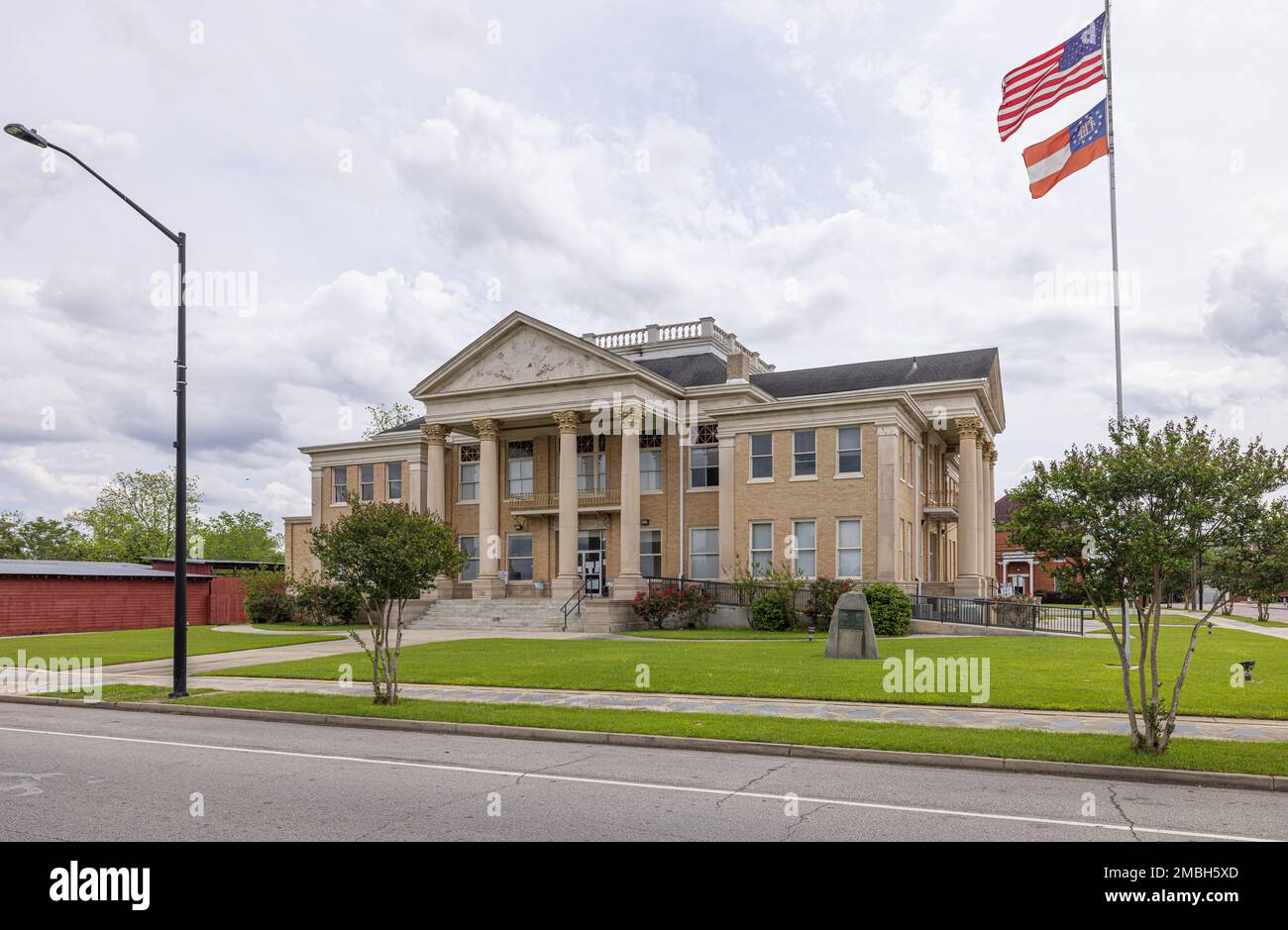 Fitzgerald, Georgia, USA - April 17, 2022: The Ben Hill County ...