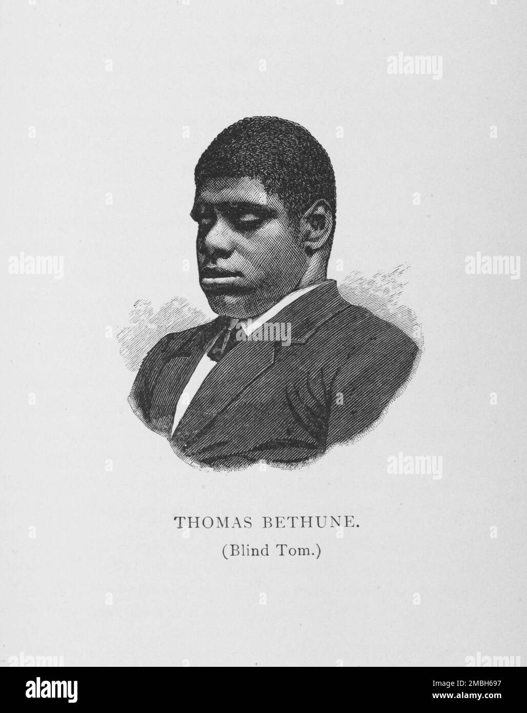 Thomas Bethune (Blind Tom), 1887. African-American pianist and composer ...