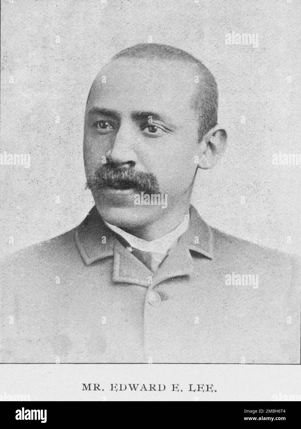Mr. Edward E. Lee, 1897. Portrait of an African-American man. From 'The ...