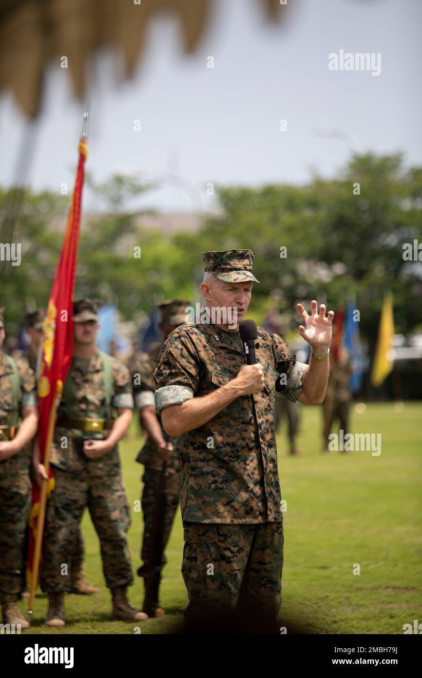 U.S. Marine Corps Maj. Gen. William Bowers, the commanding general of ...