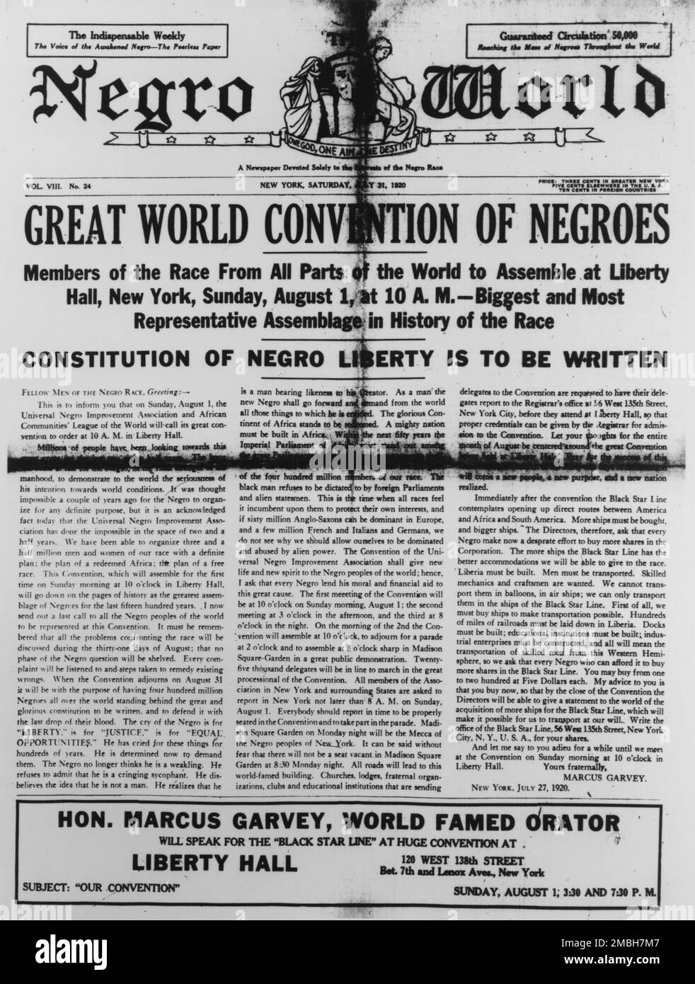 American newspaper headlines 1920's hi-res stock photography and images ...