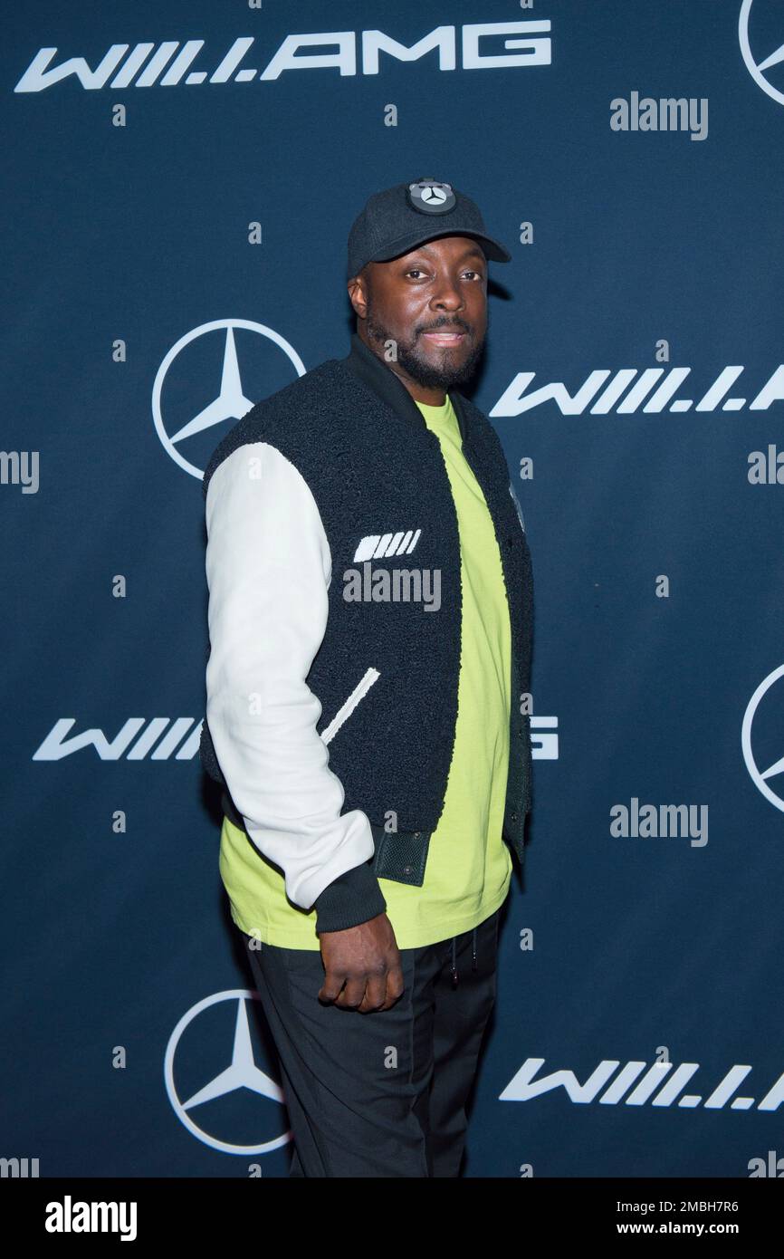 Recording artist will.i.am attends Mercedes-AMG WILL.I.AMG Event at the ...