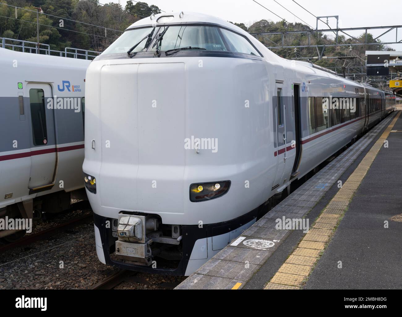 JR West 287 Series trains at Amanohashidate Station in Kyoto Prefecture, Japan Stock Photo - Alamy
