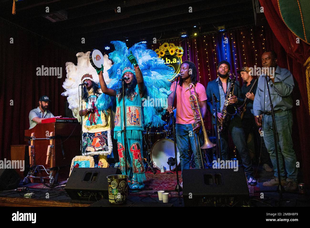 Members of Cha Wa perform at d.b.a. on Tuesday, May 3, 2022, in New ...