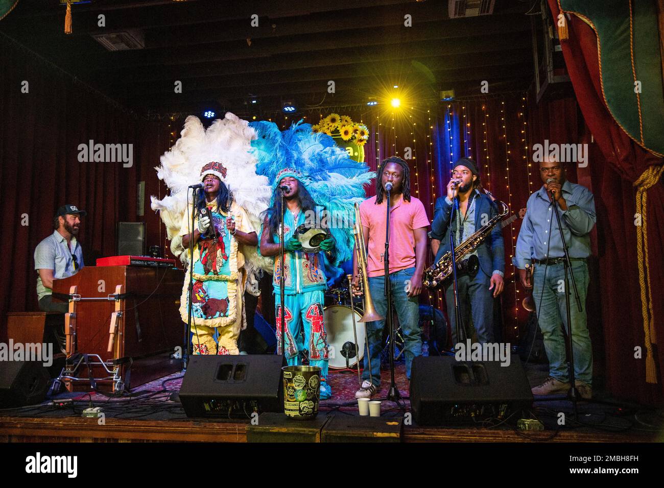 Members of Cha Wa perform at d.b.a. on Tuesday, May 3, 2022, in New ...