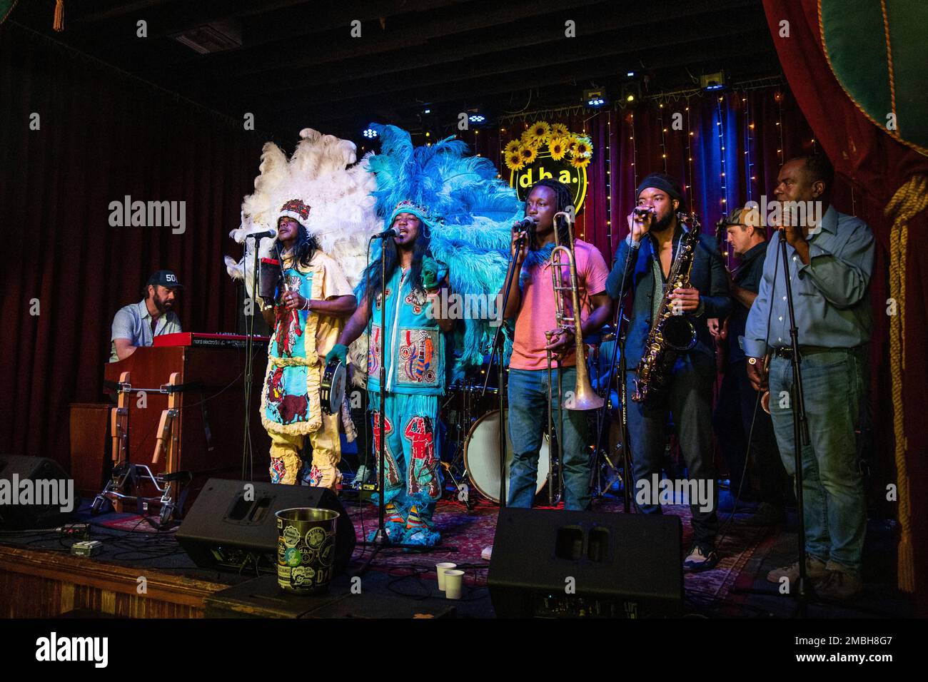 Members of Cha Wa perform at d.b.a. on Tuesday, May 3, 2022, in New ...