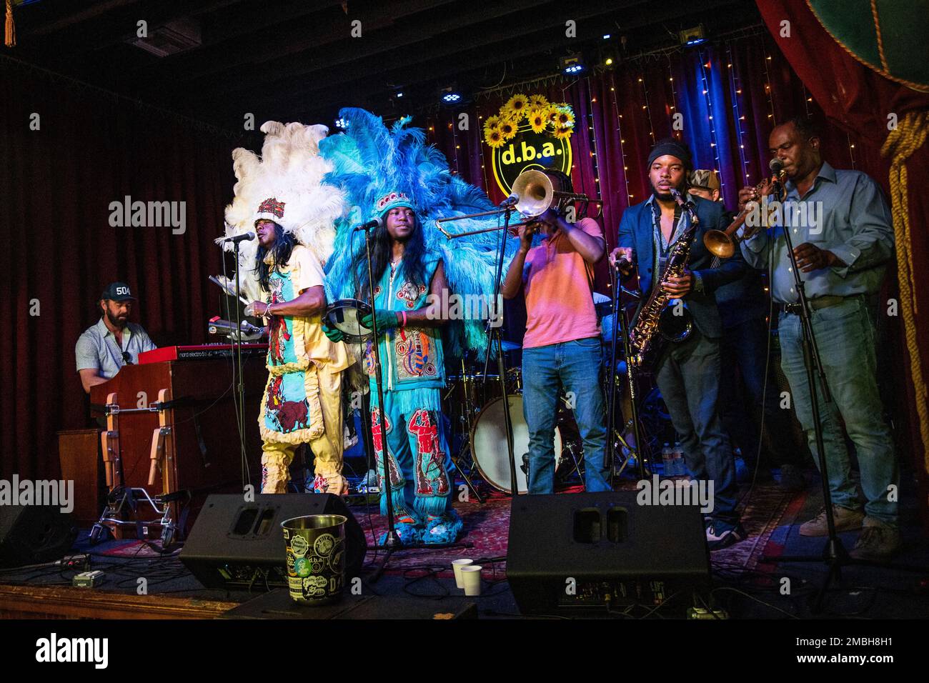 Members of Cha Wa perform at d.b.a. on Tuesday, May 3, 2022, in New ...