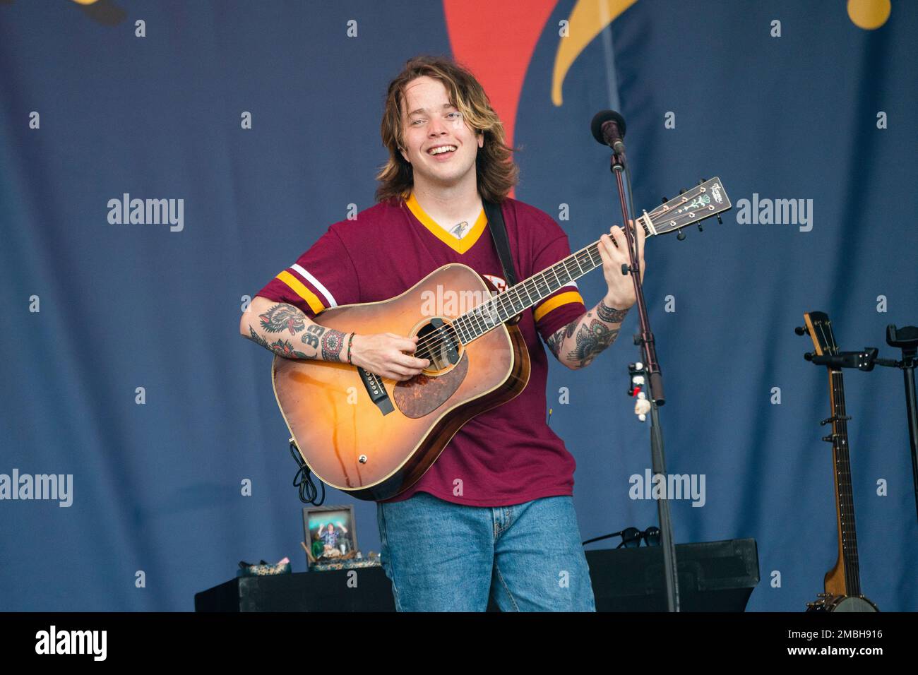 Billy Strings performs at the New Orleans Jazz and Heritage Festival ...