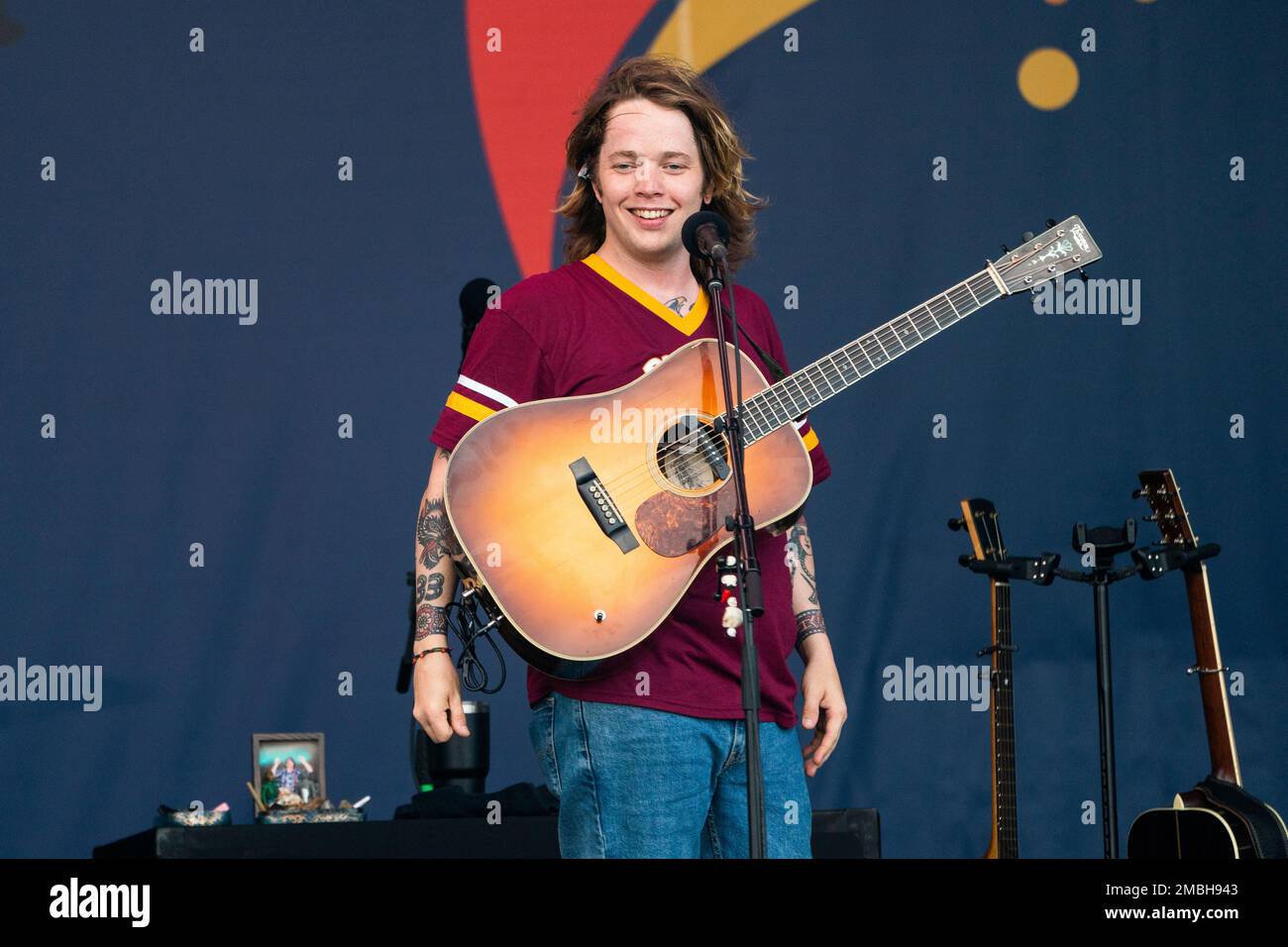 Billy Strings performs at the New Orleans Jazz and Heritage Festival ...