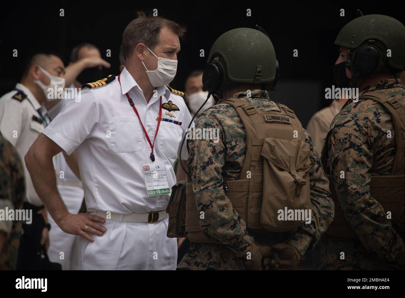 Royal Navy Capt. Dan Thomas, Deputy Commander and Chief of Staff Littoral Strike Group ...