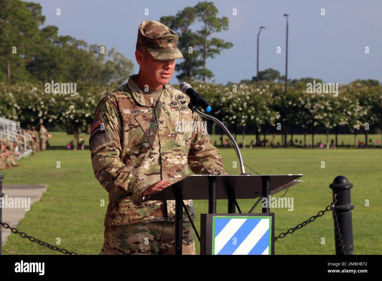 Col. Ethan J. Diven, incoming commander of the "Spartan Brigade", 2nd ...