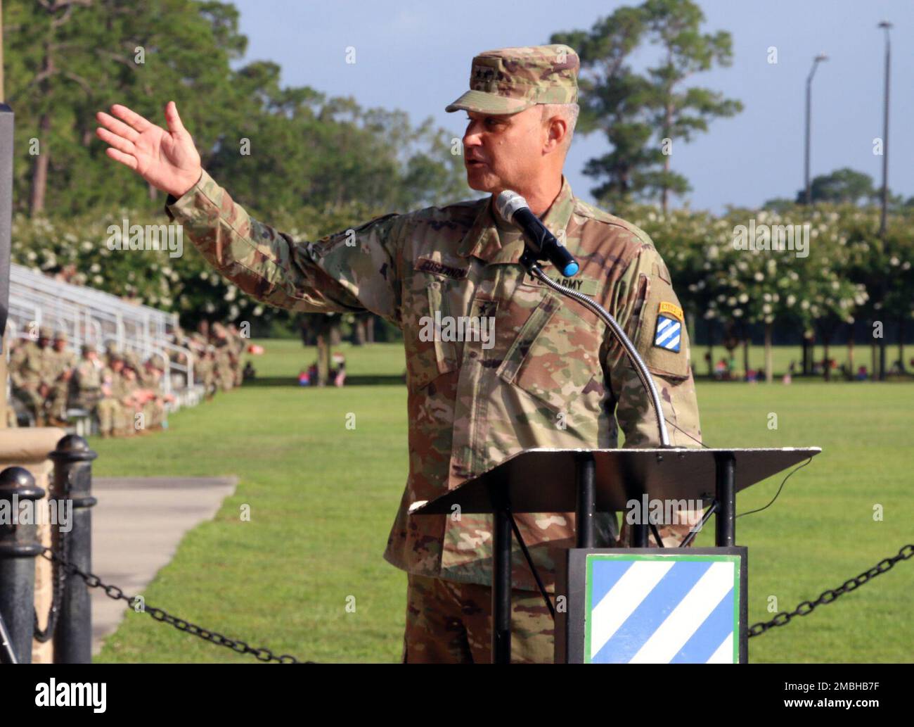 Maj. Gen. Charles D. Costanza, commander of the 3rd Infantry Division ...