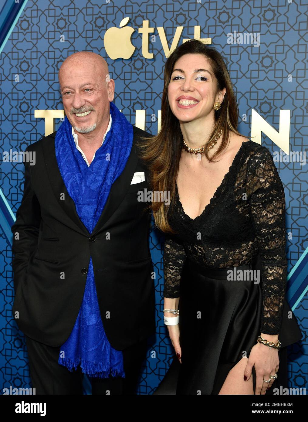 Domenico Vacca, left, and Eleanora Pieroni attend Apple TV's "Tehran ...