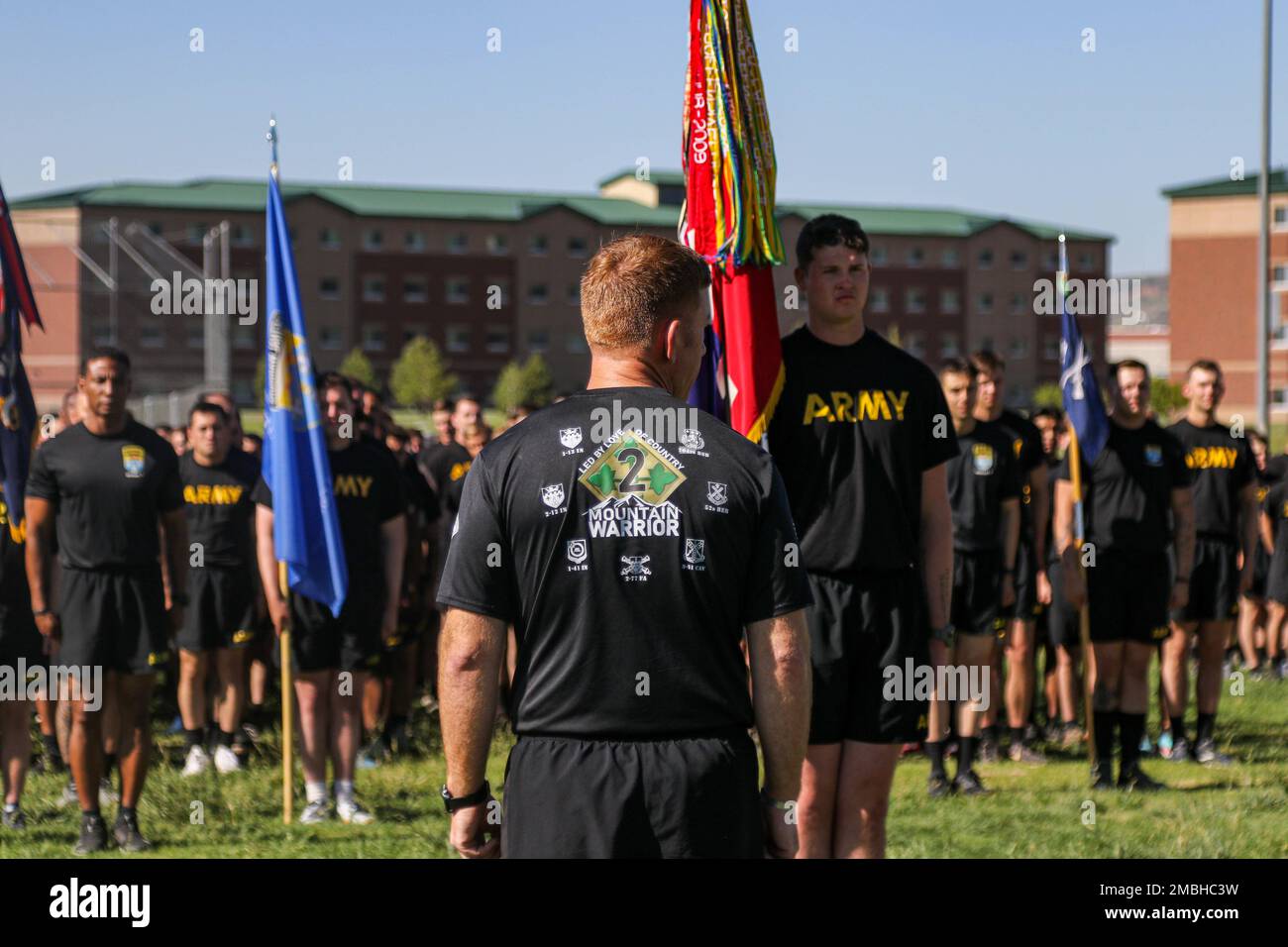 Command Sgt. Maj. Michael Eiermann, command sergeant major of 2nd Stryker Brigade Combat Team ...
