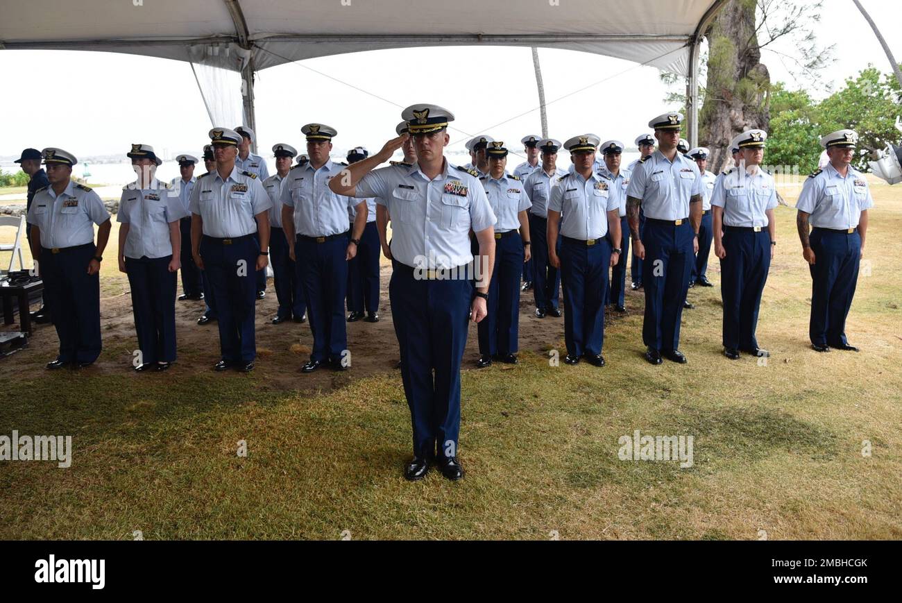 Coast Guard Sector San Juan formation during the unit's change of ...