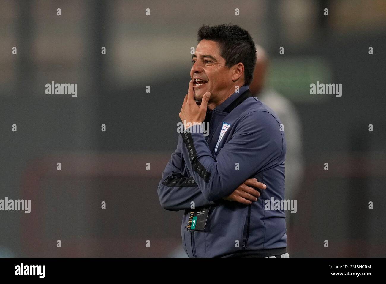 Assistance coach Rodrigo Valenzuela of Chile's Universidad Catolica ...