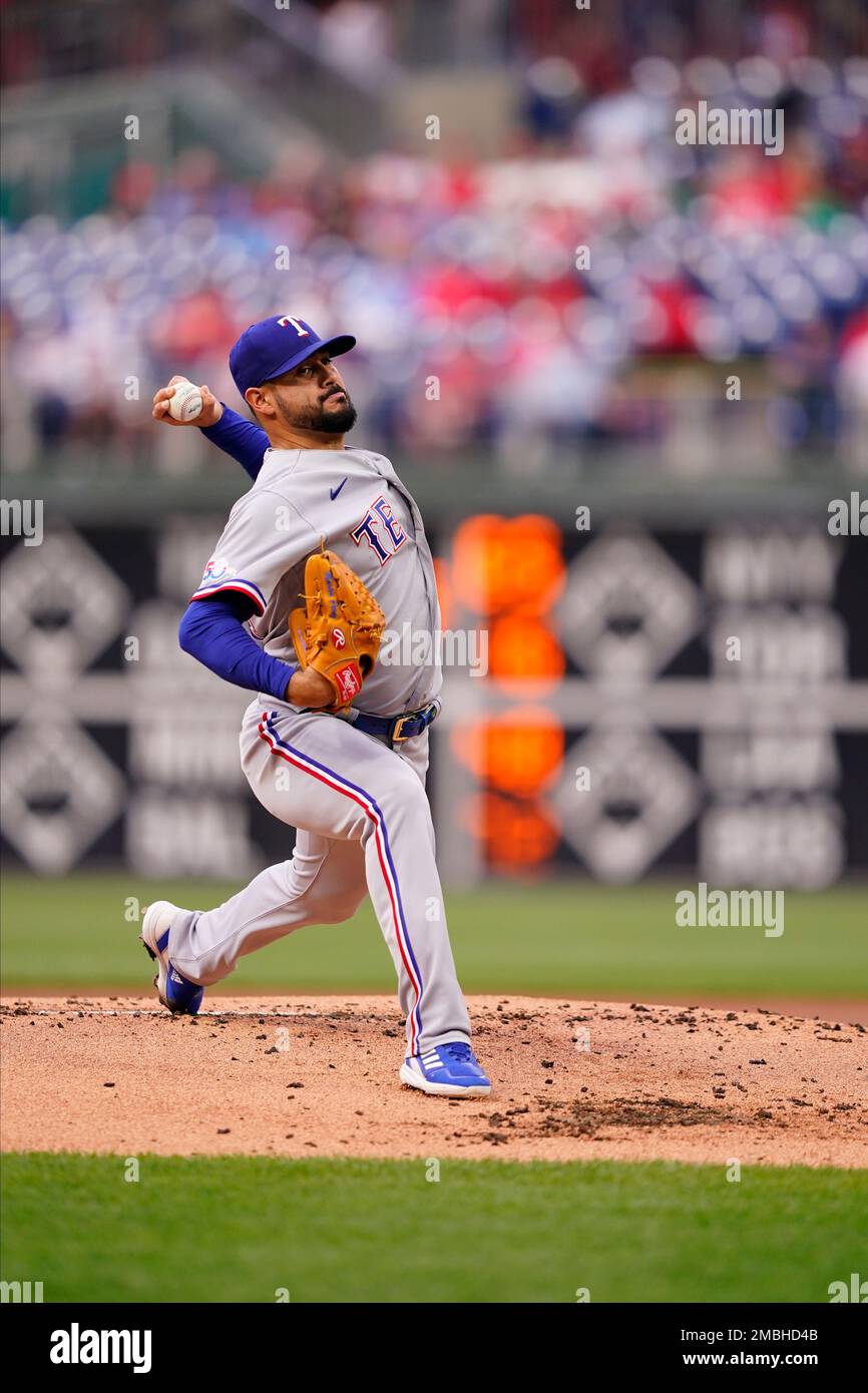 Texas Rangers' Martin Perez plays during a baseball game, Wednesday ...