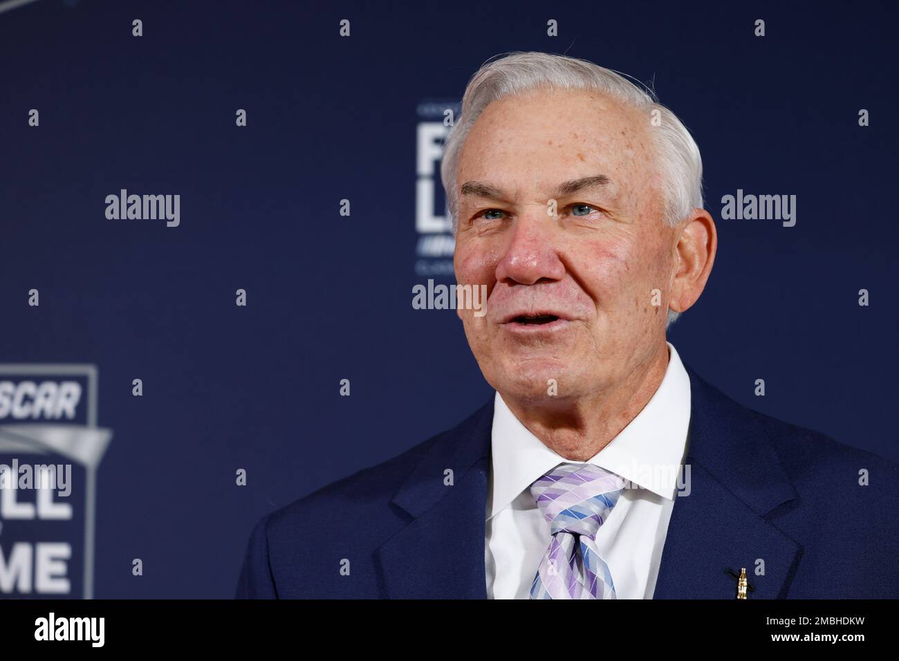 Dale Jarrett arrives at the 2023 NASCAR Hall of Fame induction ceremony ...
