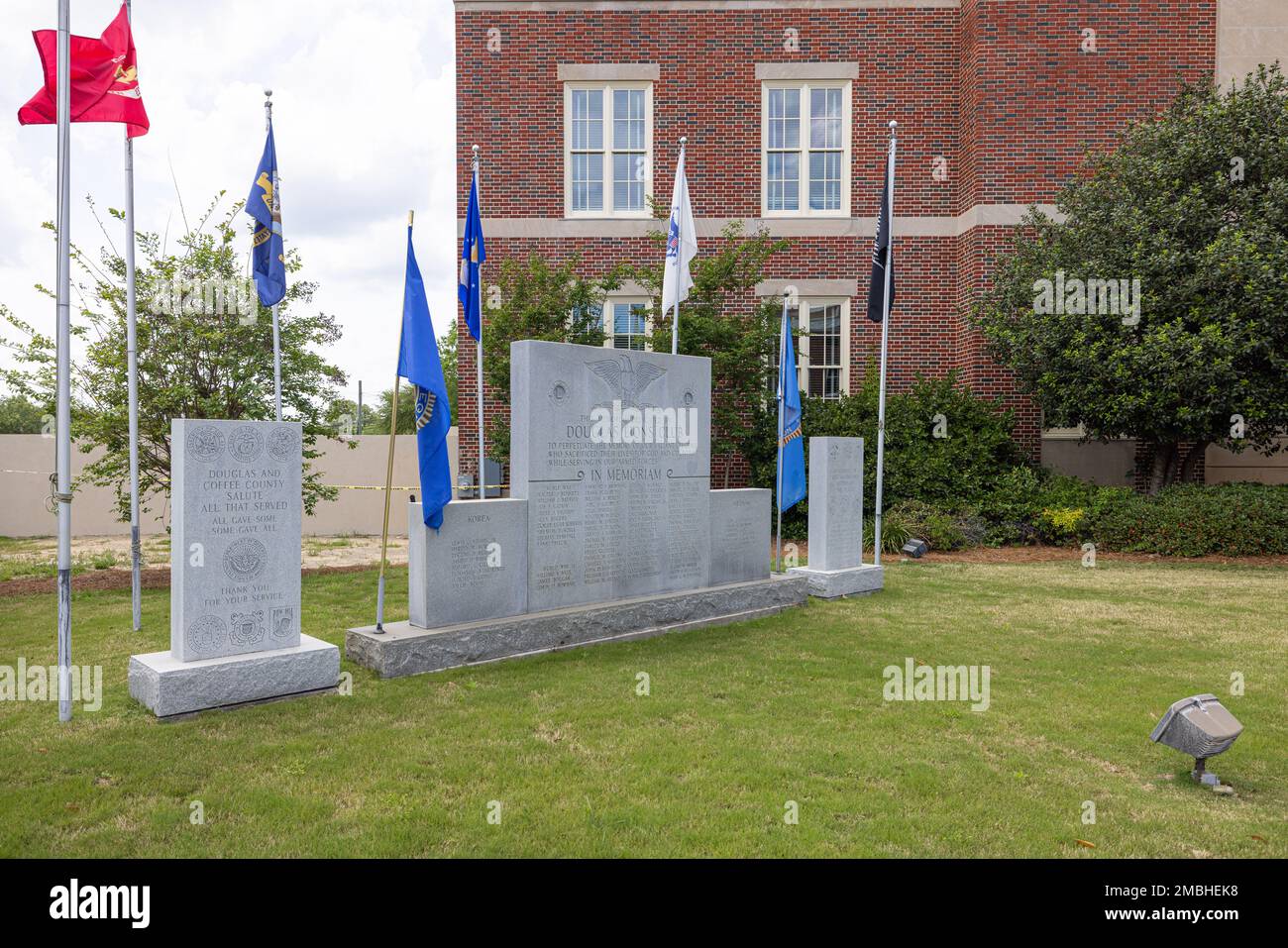 Douglas, Georgia, USA - April 17, 2022: The Military Memorial at the ...