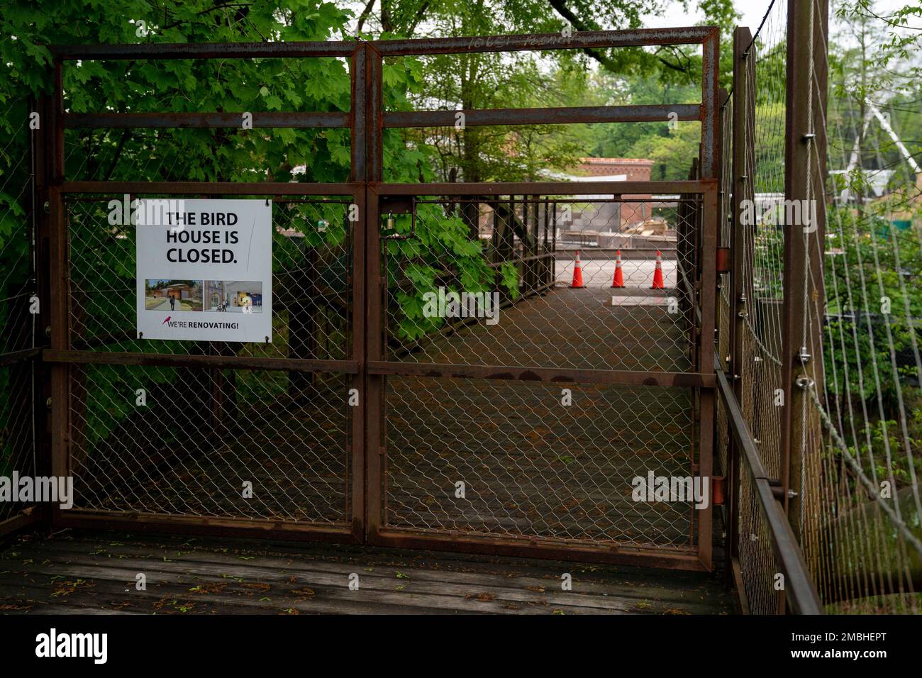 The Bird House, which is currently closed due to construction, is seen ...