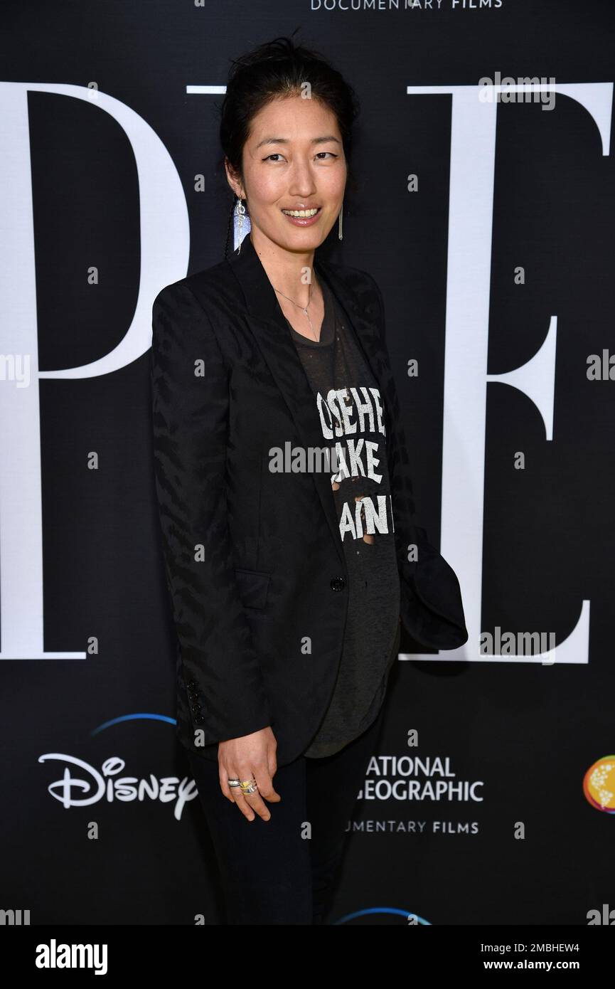 Jihae Kim attends the premiere of "We Feed People" at the SVA Theatre ...