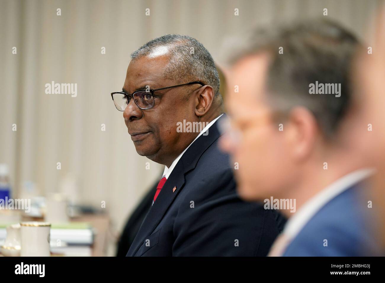 Secretary of Defense Lloyd Austin meets with Defense Minister of Japan ...