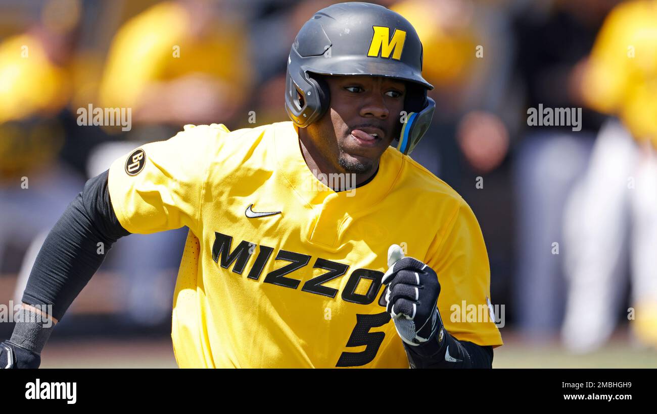 Missouri's Josh Day during an NCAA college baseball game on Saturday ...