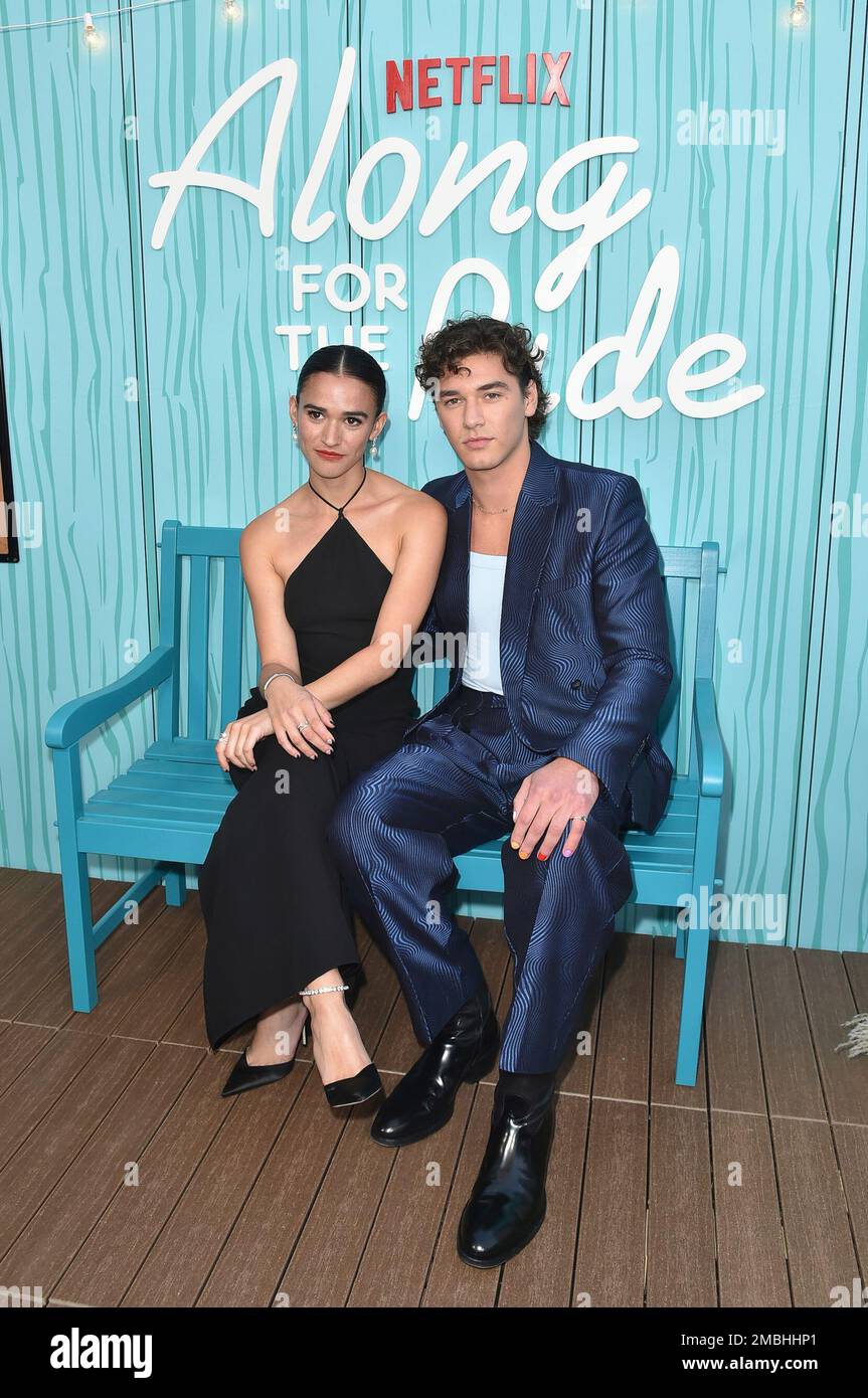 Emma Pasarow, Belmont Cameli arrive at the LA Premiere of "Along for ...