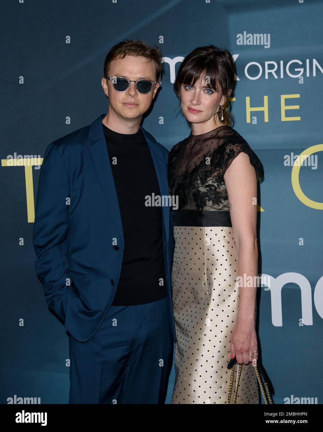 Dane DeHaan, left, and Anna Wood attend the HBOMax television mini ...