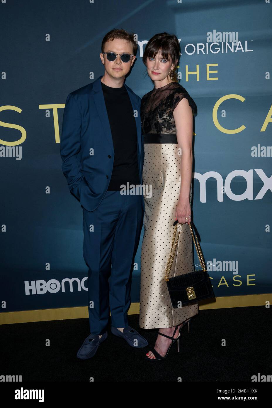Dane DeHaan, left, and Anna Wood attend the HBOMax television mini ...
