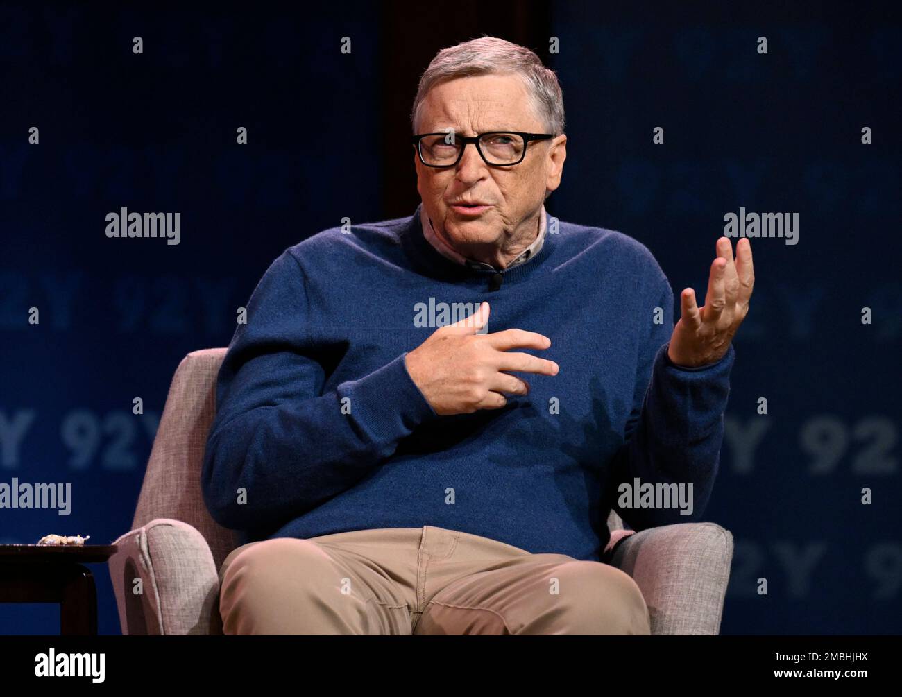 Bill Gates discusses his book "How to Prevent the Next Pandemic" at the ...