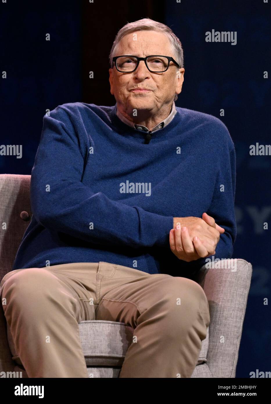 Bill Gates discusses his book "How to Prevent the Next Pandemic" at the ...