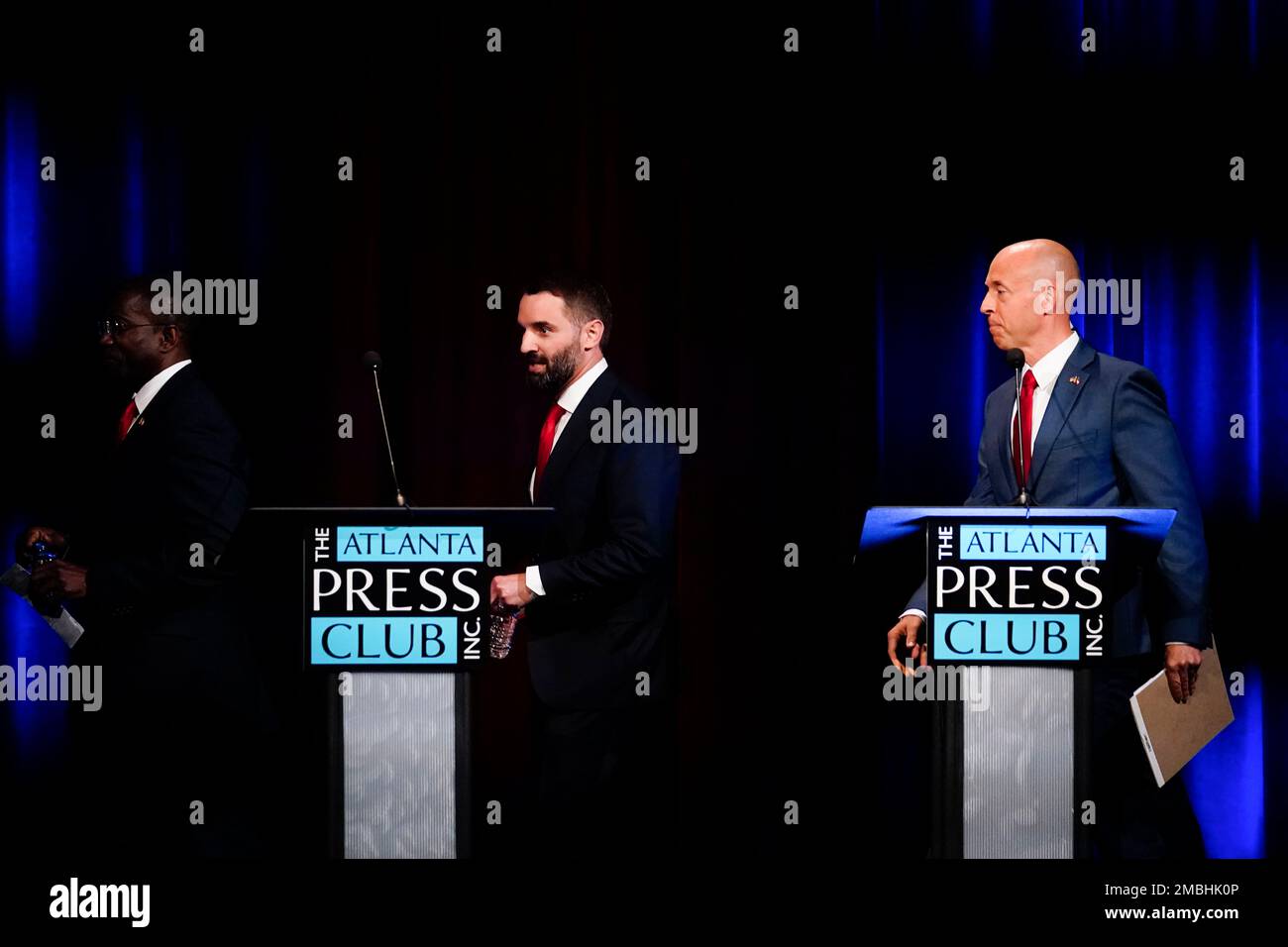 Georgia Sen. candidate participates in a republican primary debate on ...