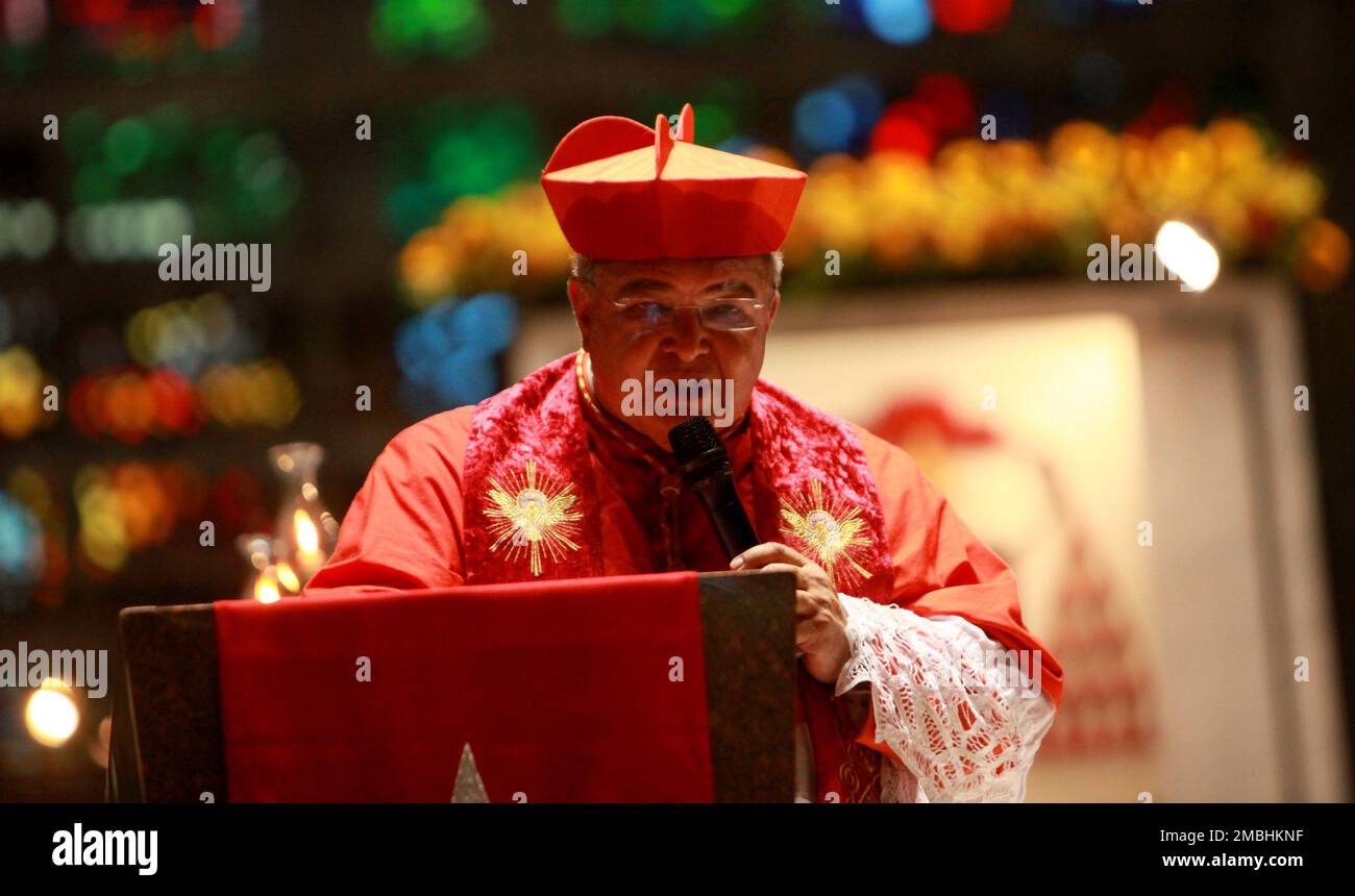 Rio de Janeiro, Brazil. 20th Jan, 2023. (INT) The Cardinal Archbishop ...